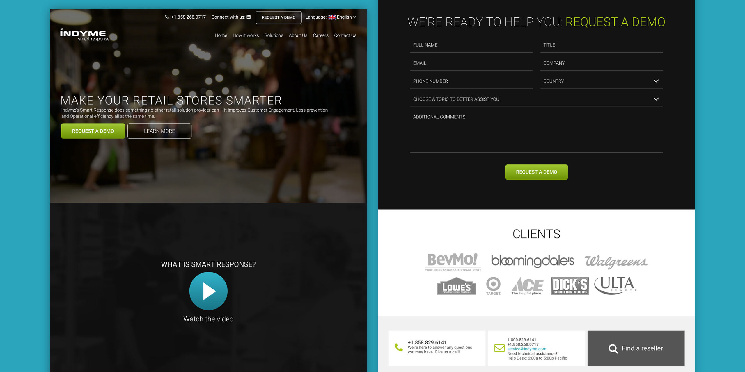 Indyme Website - Marco Sebastian Lopez – User Experience Designer